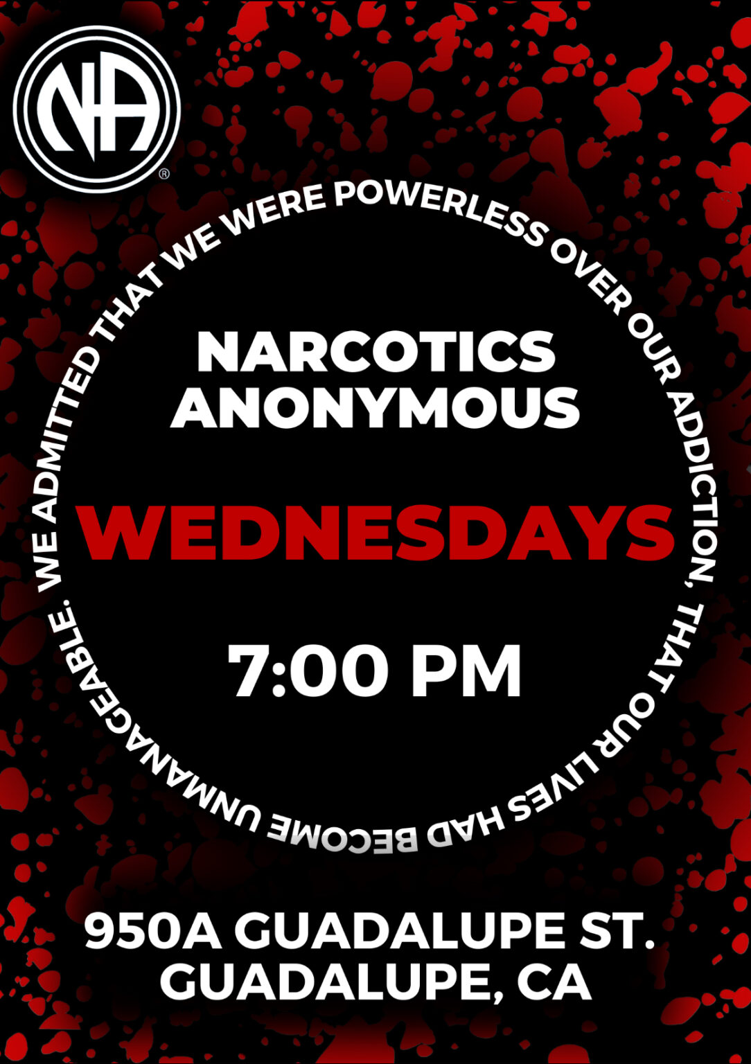 Central Coast Narcotics Anonymous – 12 Step Recovery